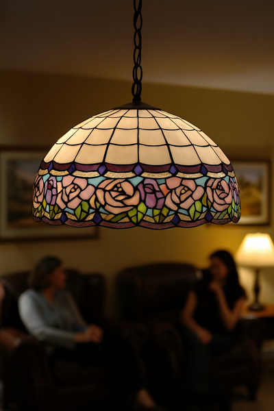 Chandell Hanging Leadlight Pendant (GGHL-206773) – Direct Lighting Albany