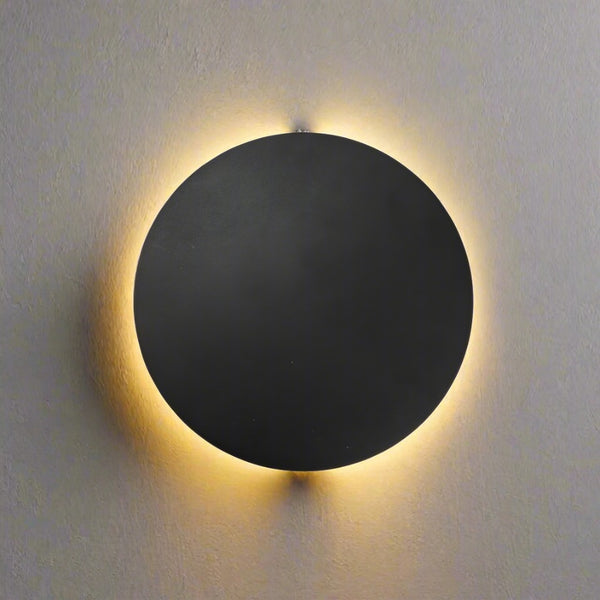 Bond LED Round Disc Wall Light (MXW1050 BLK / MXW1050 WHT) – Direct ...